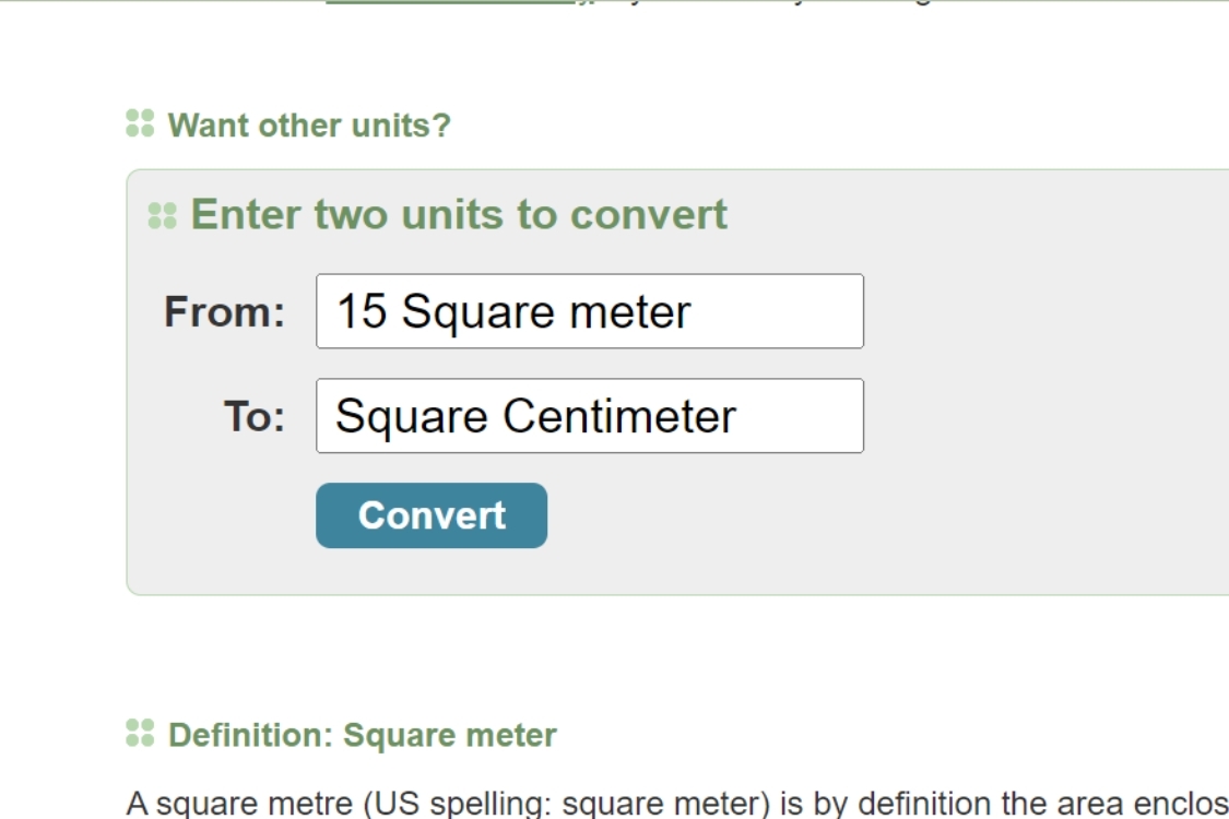 Quy đổi 1m2 bằng bao nhiêu cm2? Hướng dẫn cách đổi m2 sang cm2